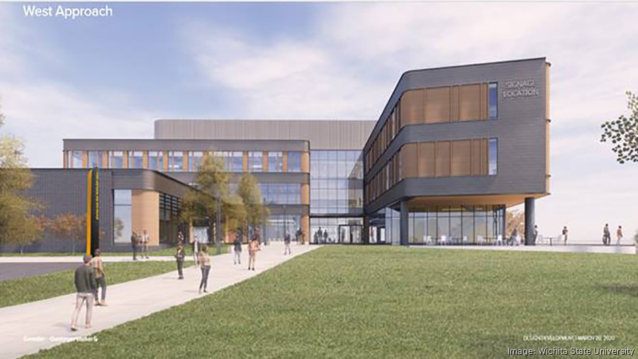 Wichita State University's new business school building, Woolsey Hall ...