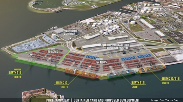 Port Tampa Bay gets $20M grant to expand container terminals - Tampa ...
