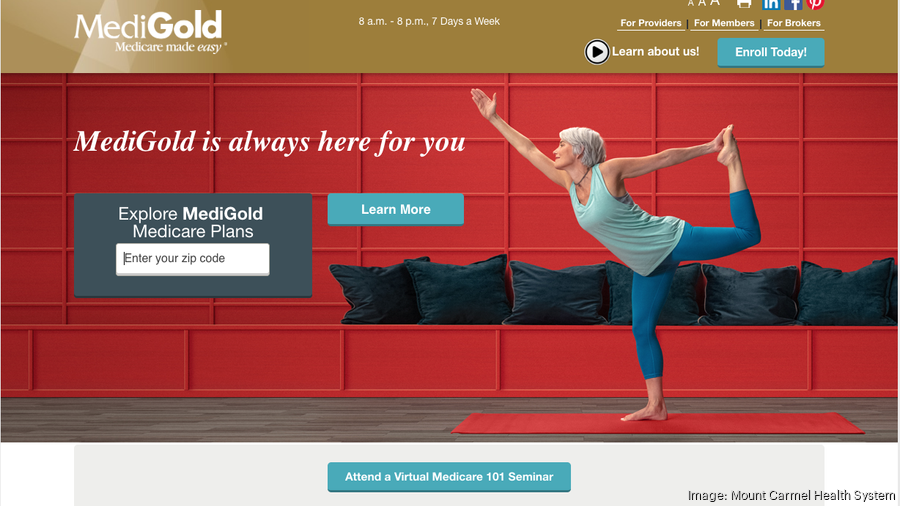 Mount Carmel expands Medicare Advantage plan MediGold outside Ohio ...