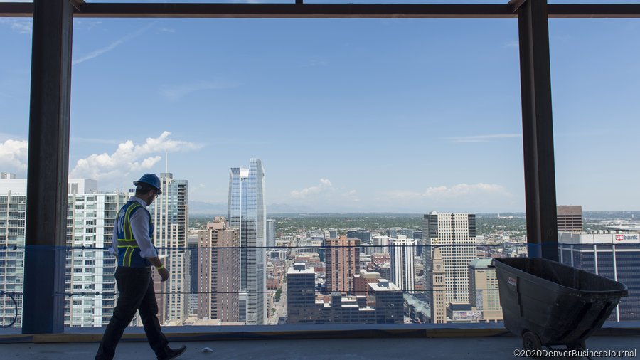 Check out the views from the top of Block 162, Denver's latest office ...