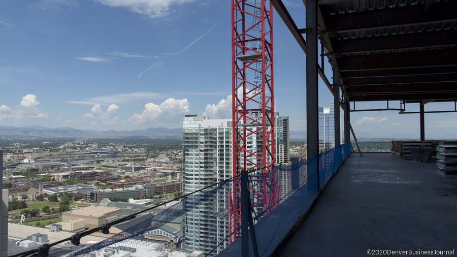 Check out the views from the top of Block 162, Denver's latest office ...