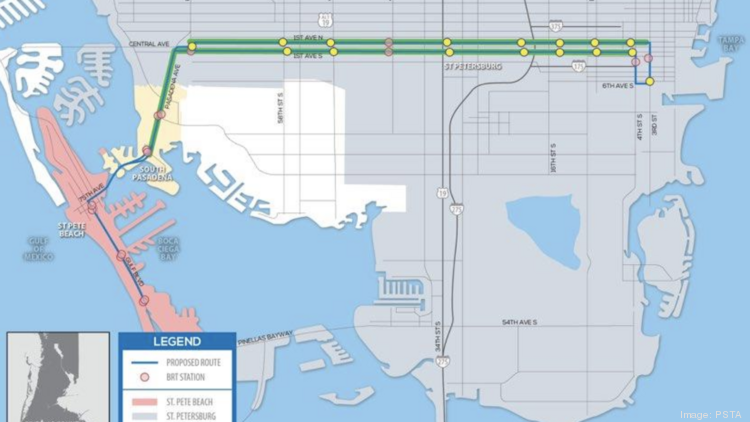 Pinellas bus rapid transit vehicle dubbed the 'SunRunner' - Tampa Bay ...