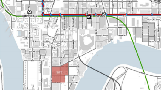 DC Inno - Map Fix: The New DC United Stadium's Metro Access and Parking ...