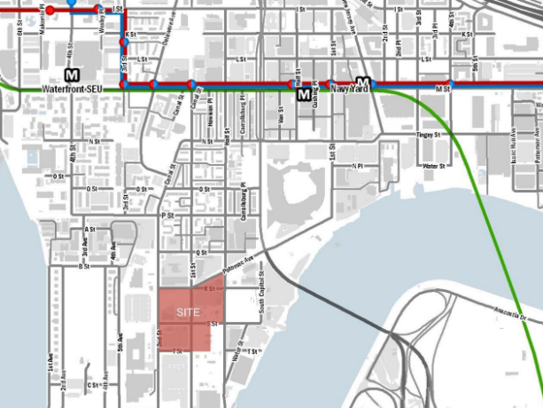 DC Inno - Map Fix: The New DC United Stadium's Metro Access and Parking ...