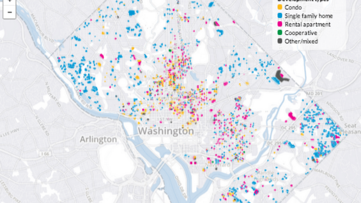 DC Maps: New Condo Locations Over 12 Years Visualized - Washington ...