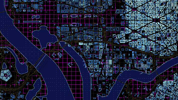 DC Map: What DC Would Look Like in the Movie 'Tron' - Washington ...