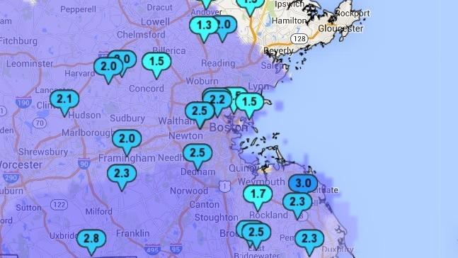 Snowfall in Boston: Updated Snow Accumulation Across Mass. - Boston ...