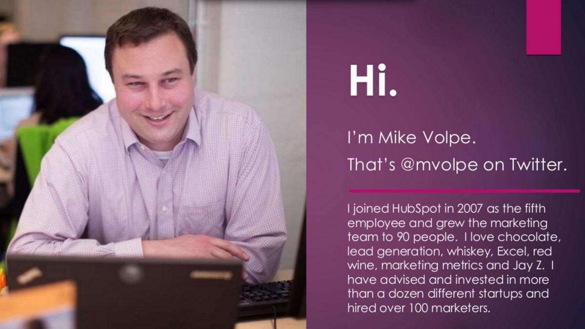 Marketing Hiring: CMO Mike Volpe's HubSpot Slide Deck - Boston Business ...