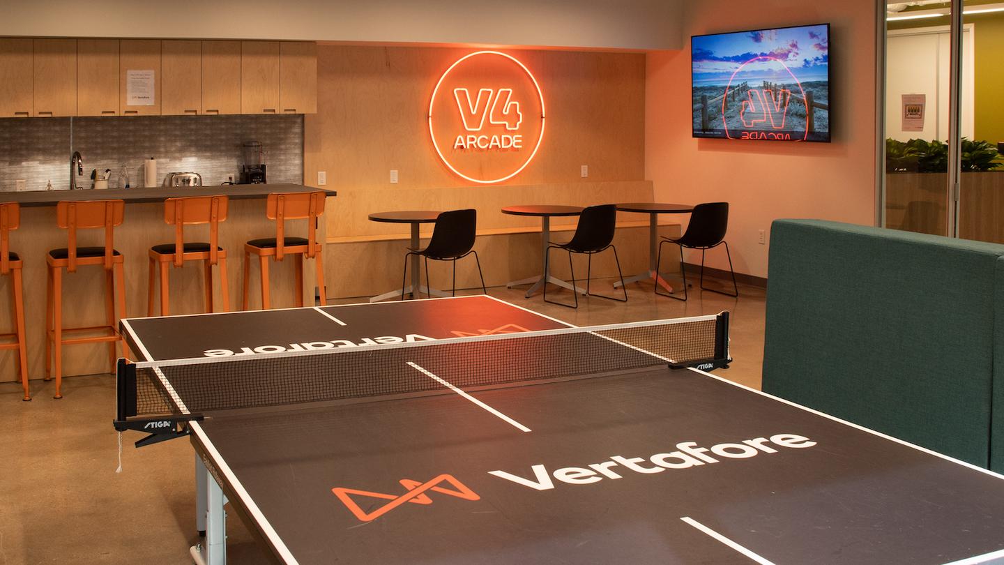 Colorado Inno - Office Envy: An Arcade and Moss Wall Highlight Vertafore's Denver HQ