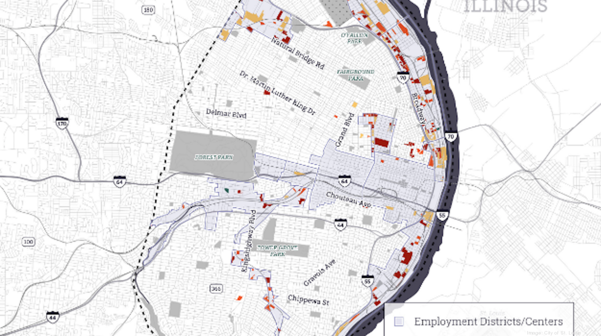 St. Louis development plan sees opportunity to the north, along ...