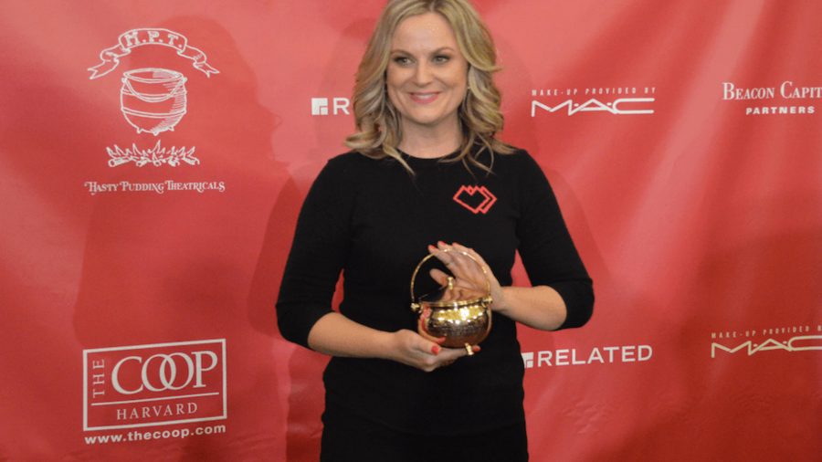 Amy Poehler at Harvard: Images of Hasty Pudding Woman of the Year ...
