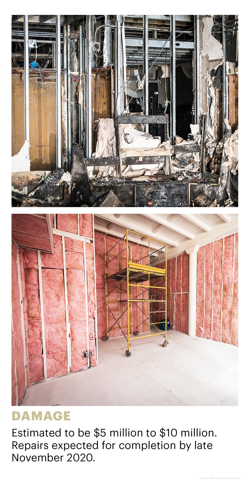 Colby Abbot building owners work to rebuild downtown history after fire ...