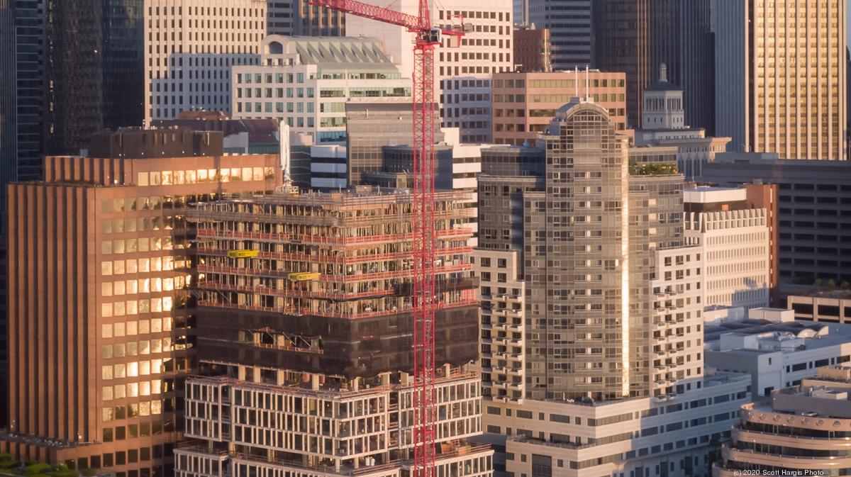 One Steuart Lane luxury development on Embarcadero tops out - San ...