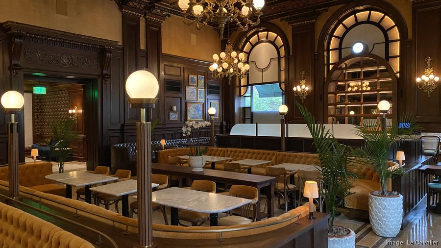 Inside Tyler Akin's new Le Cavalier restaurant at Hotel du Pont in ...