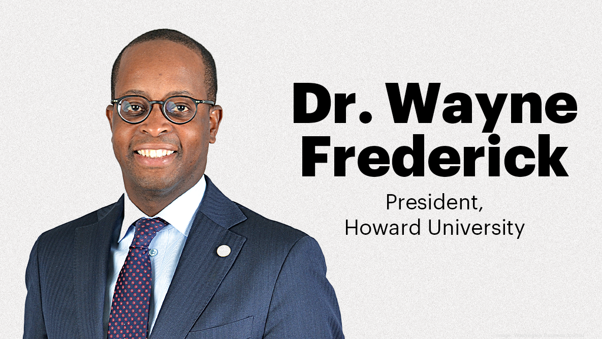 Howard's Wayne Frederick on going beyond statements to tackle ...