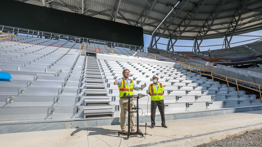 FC Cincinnati updates construction progress on new stadium to feature ...