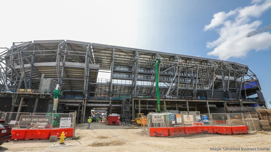 FC Cincinnati updates construction progress on new stadium to feature ...