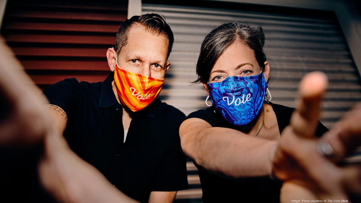 New project 'The Vote Mask' has created a walking PSA - Boston Business ...
