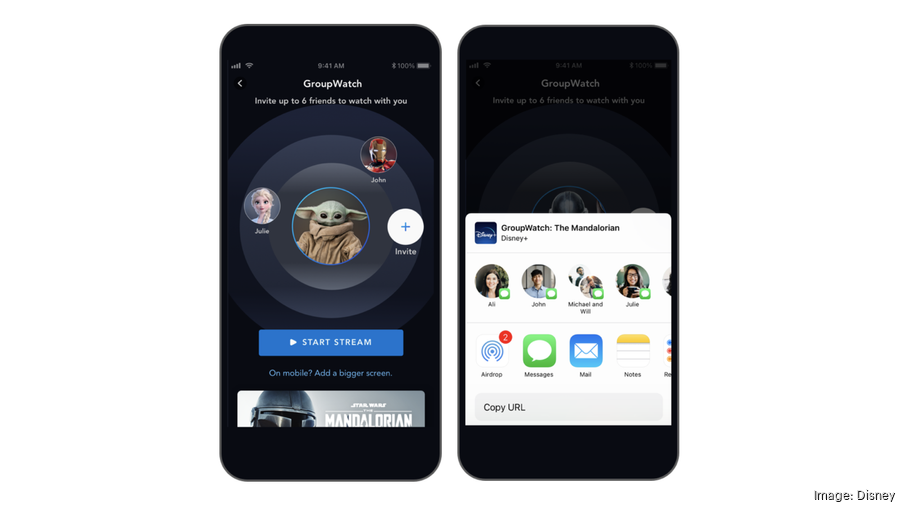 Disney+ launches GroupWatch co-viewing feature - L.A. Business First