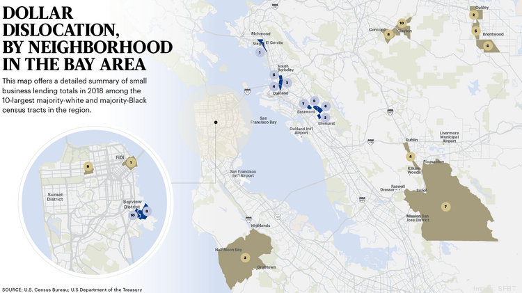 Dollar dislocation: See the racial disparity in Bay Area business ...