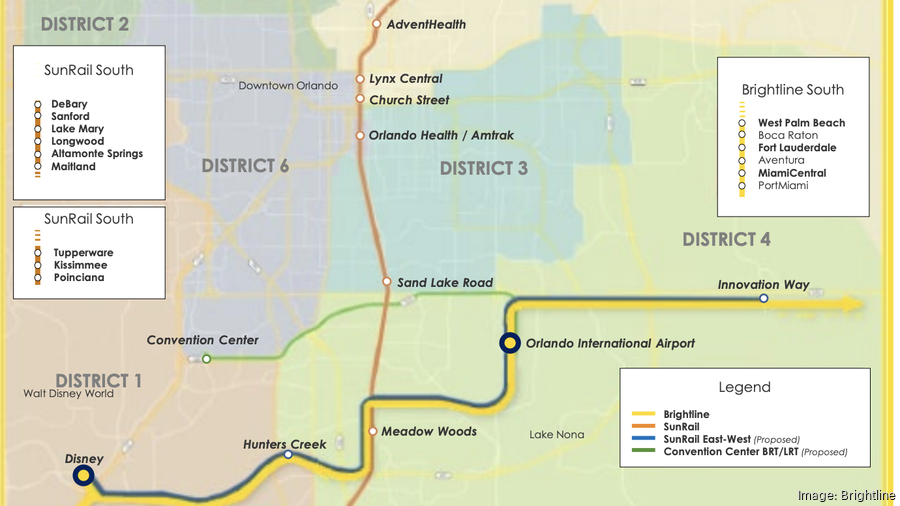 Florida’s SunRail to consider partnership with Brightline on route to ...