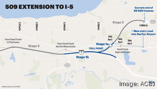Long-awaited $1B extension of Highway 509 through SeaTac is finally ...