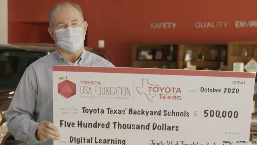 Toyota donates $500,000 to local school districts - San Antonio ...