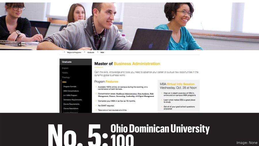 Largest Central Ohio MBA programs - Columbus Business First