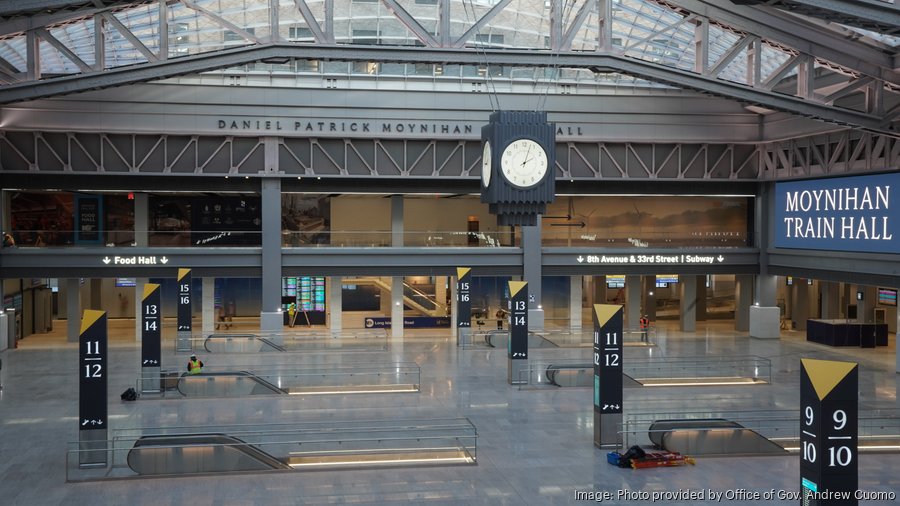 Inside the new Moynihan Train Hall in Manhattan, New York - New York ...