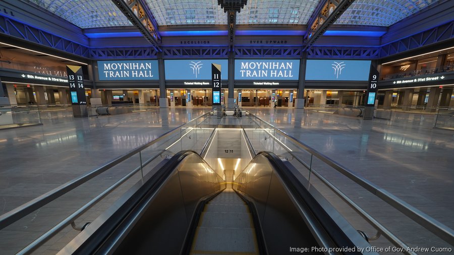 Inside the new Moynihan Train Hall in Manhattan, New York - New York ...
