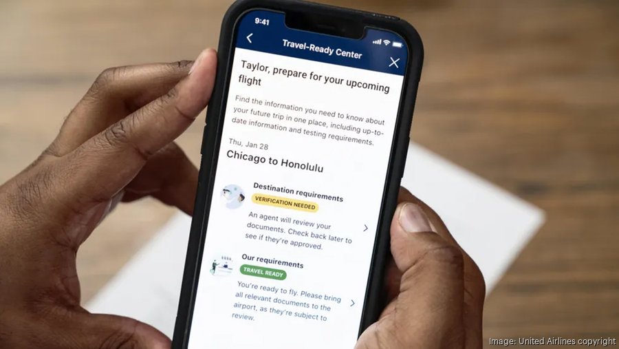 United Airlines using technology to help with travel during Covid ...