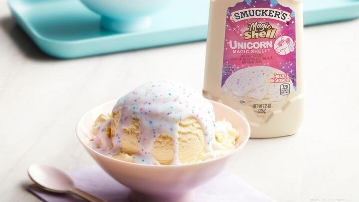 Smucker’s unveils new Unicorn Magic Shell ice cream topping - Cleveland ...