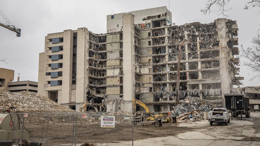Demolished: Austin's old Brackenridge hospital - Austin Business Journal