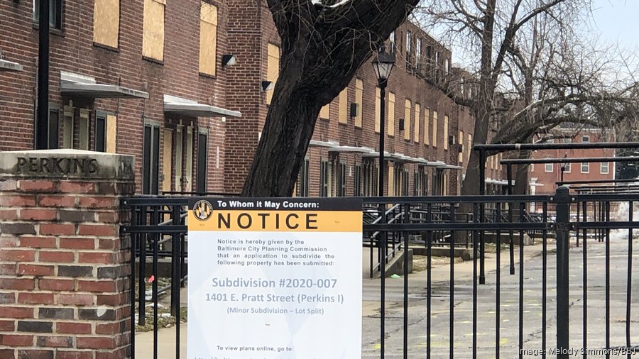 Perkins Homes redevelopment project seeks $2.5M state loan - Baltimore ...