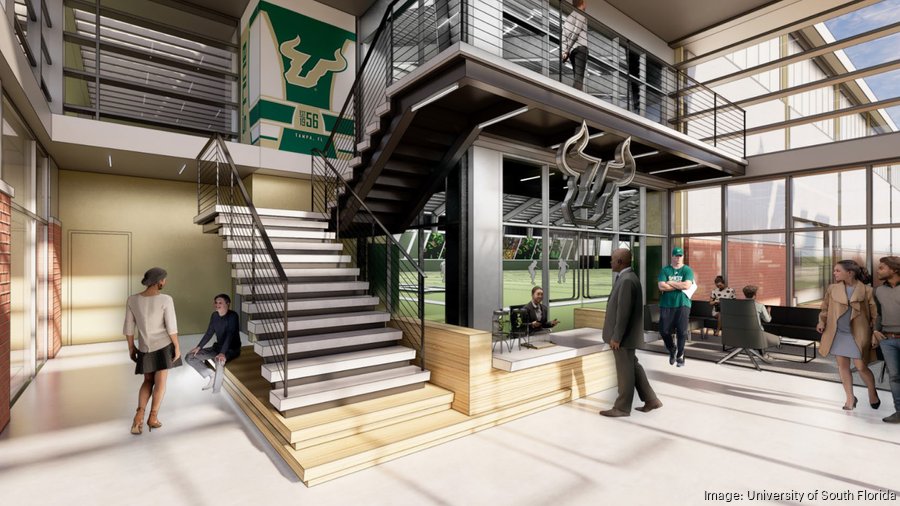 USF new athletics football facility construction - Tampa Bay Business ...