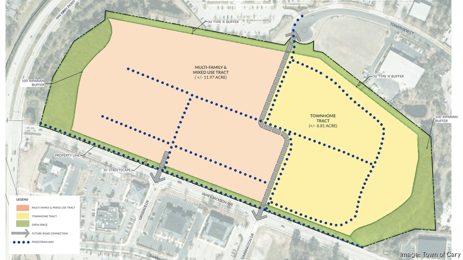 Cary development calls for hundreds of new residential units, retail ...