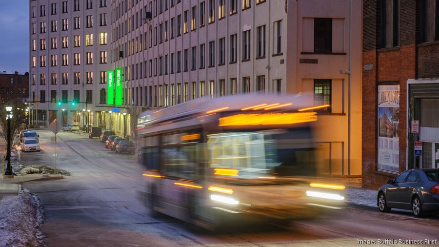 Exploring Larkinville as the sun comes up - Buffalo Business First