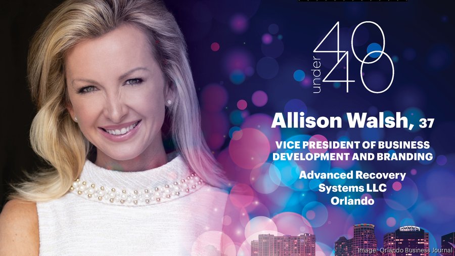2021 40 Under 40: Advanced Recovery Systems LLC's Allison Walsh among ...