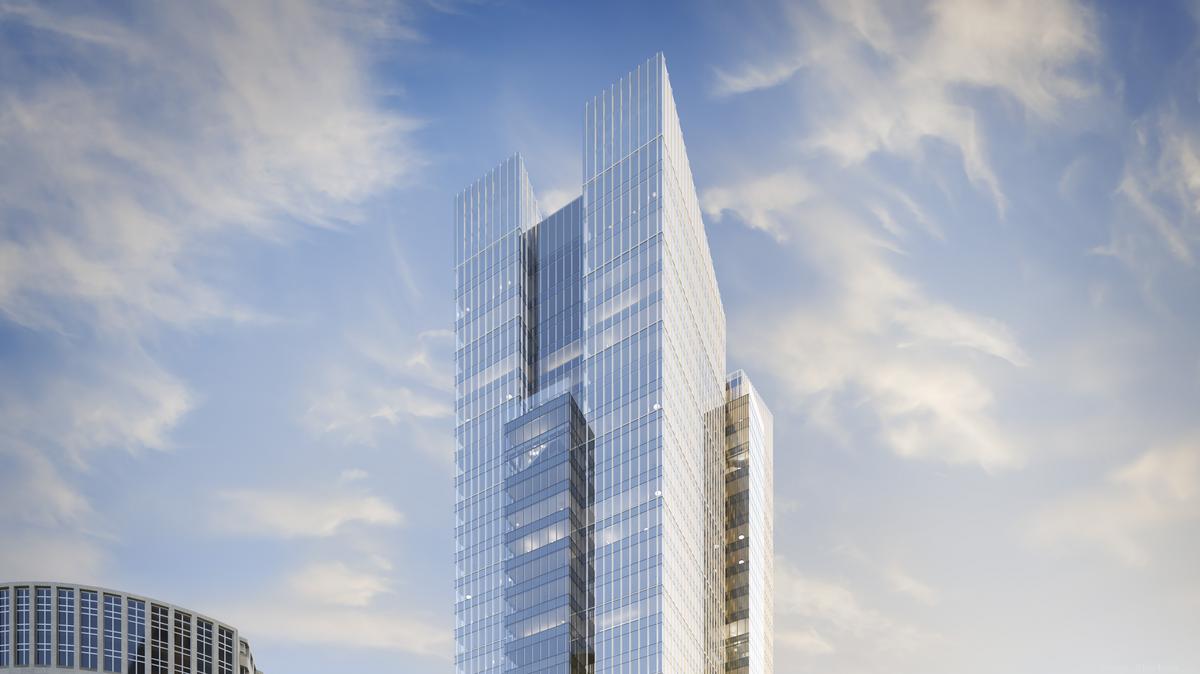Hines tops out 47-story Texas Tower in downtown Houston - Houston ...