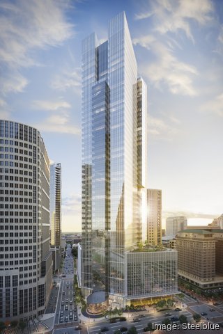 Hines tops out 47-story Texas Tower in downtown Houston - Houston ...