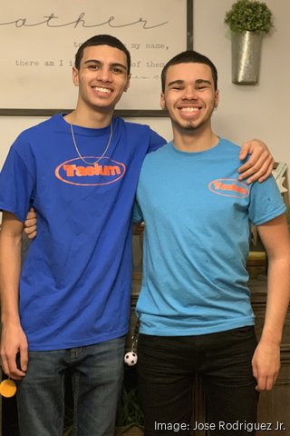 Inspired by sibling, Tasium's teen inventor combines shirts and fidget ...