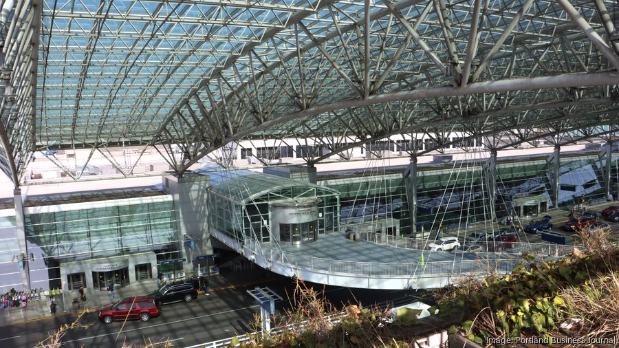 Checking in at PDX with Port of Portland ED Curtis Robinhold and CFO ...