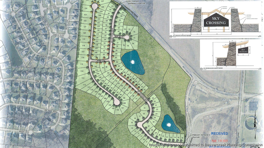M/I Homes proposes 146-unit Sky Crossing subdivision in Beavercreek ...