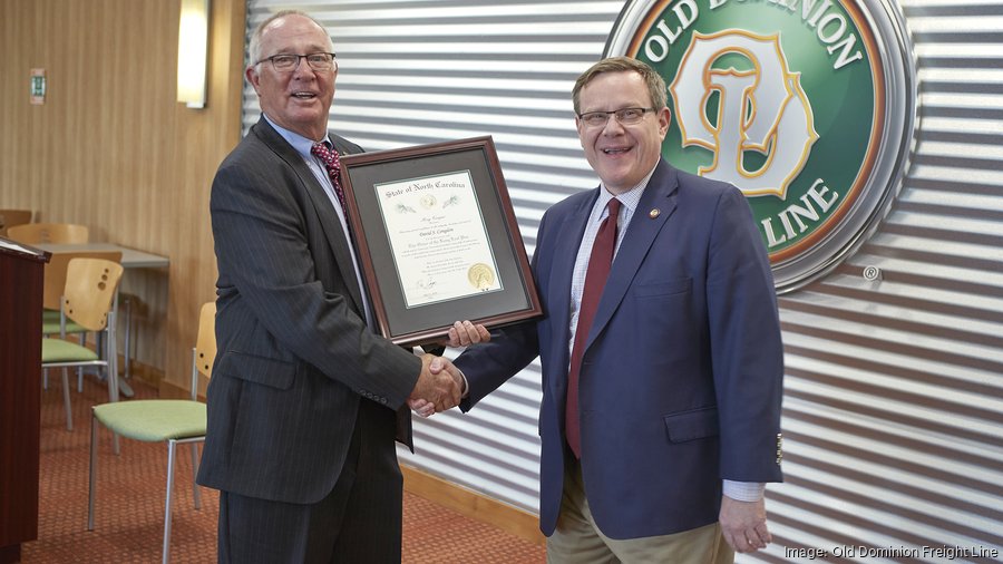 Old Dominion Freight Line of Thomasville Executive Chairman David ...