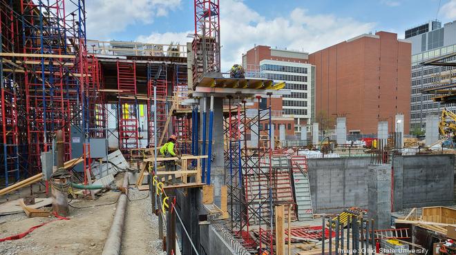 Construction update on Ohio State's Wexner Medical new hospital tower ...