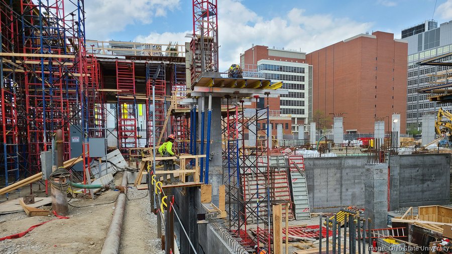 Construction update on Ohio State's Wexner Medical new hospital tower ...