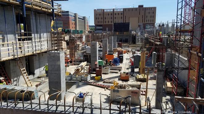 Construction update on Ohio State's Wexner Medical new hospital tower ...