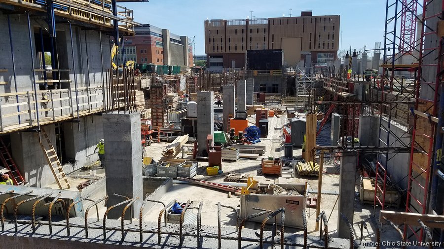 Construction update on Ohio State's Wexner Medical new hospital tower ...