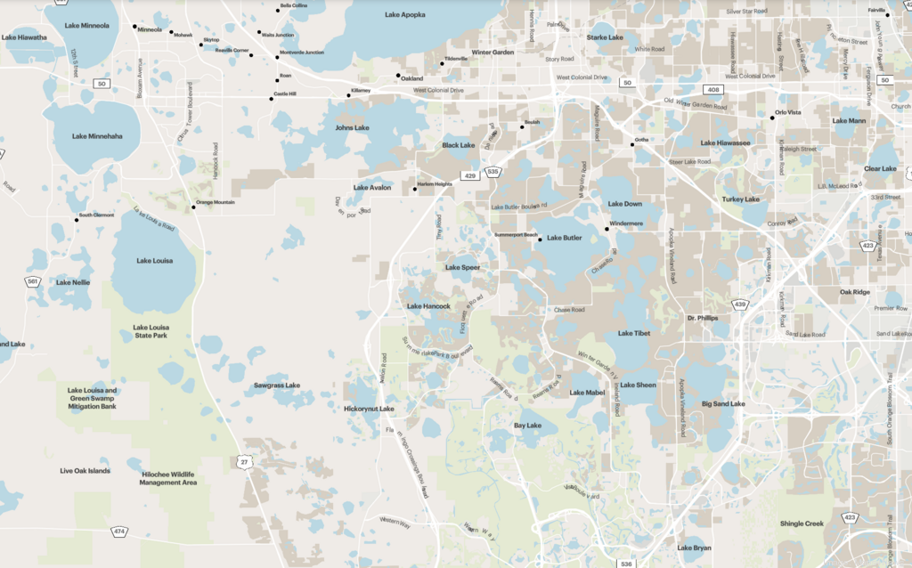 Central Florida Zip Code Map Seminole County, FL 5 Digit Zip Code Maps