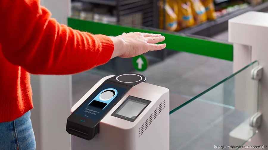 Amazon's palm-scanning device now in use at New York City 42nd Street ...
